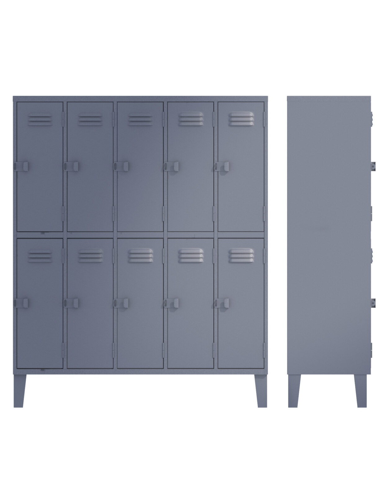Lockers Doble De 5 Cuerpos 10 Puertas – M&M Lockers